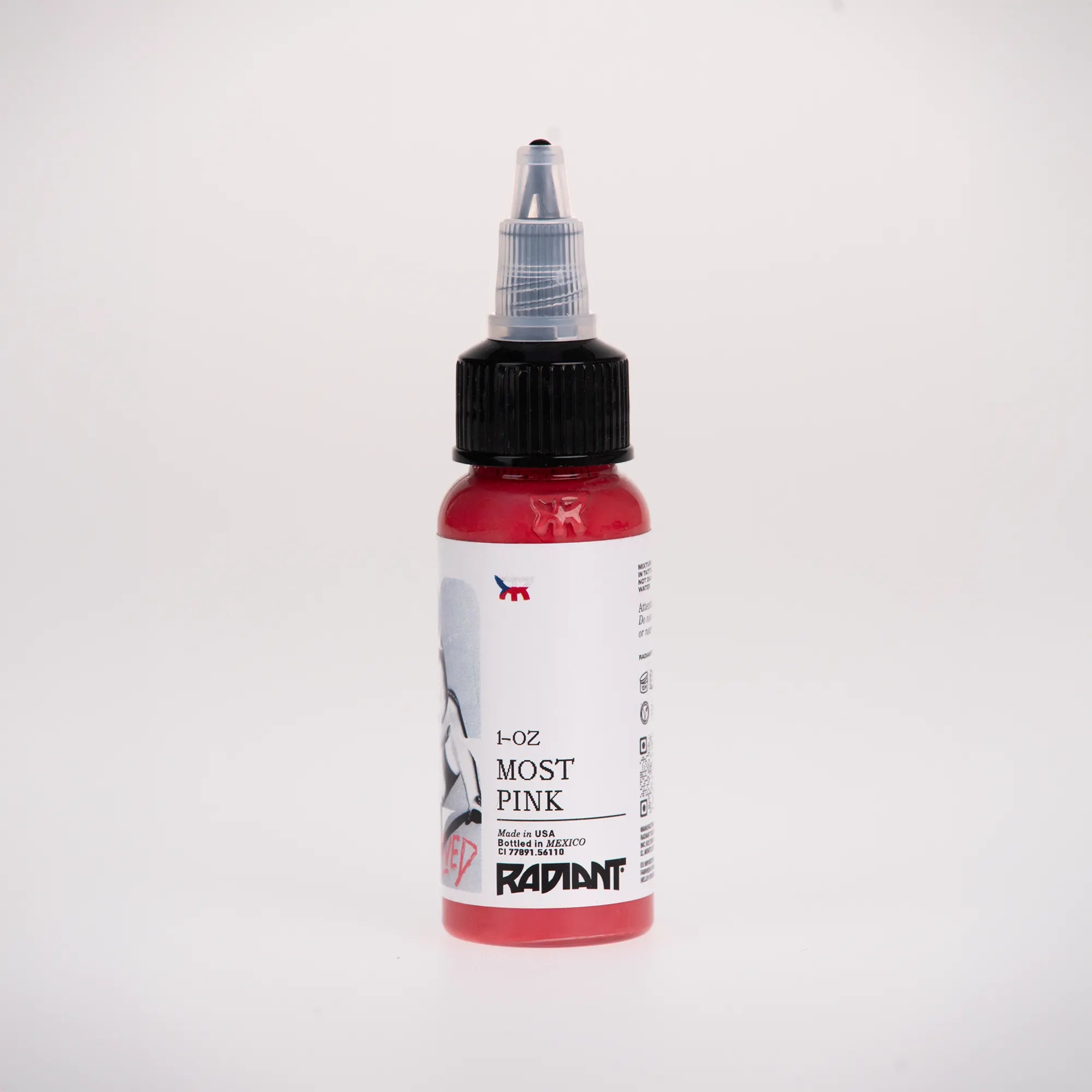 Radiant Colors Most Pink 1oz - Bright and vibrant pink – Tattoox