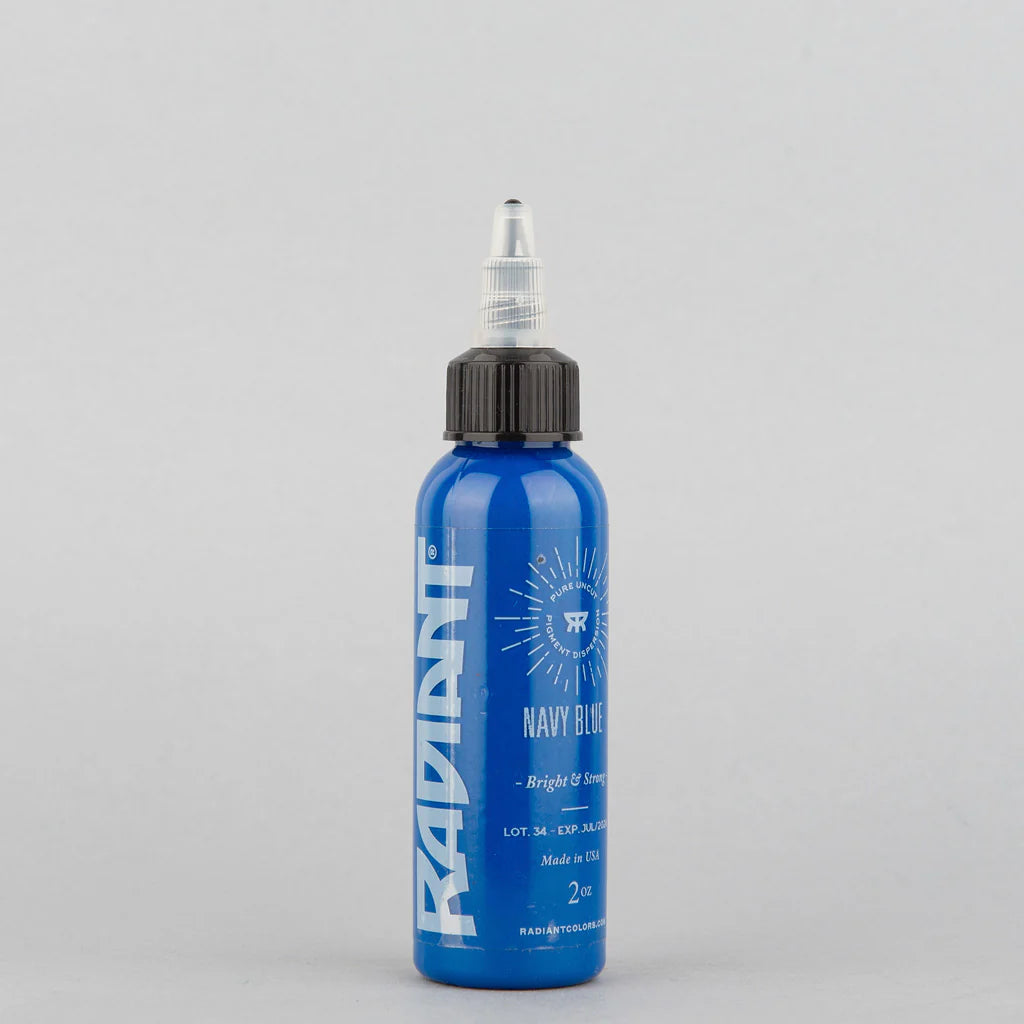 Radiant Ink Navy Blue 30 ml | Tinta de tatuaje artística – Tattoox